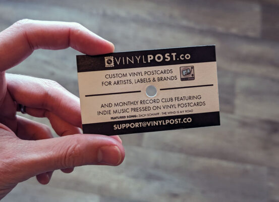 Custom Vinyl Business Cards – Vinyl Postcard Record Club | VinylPost.co