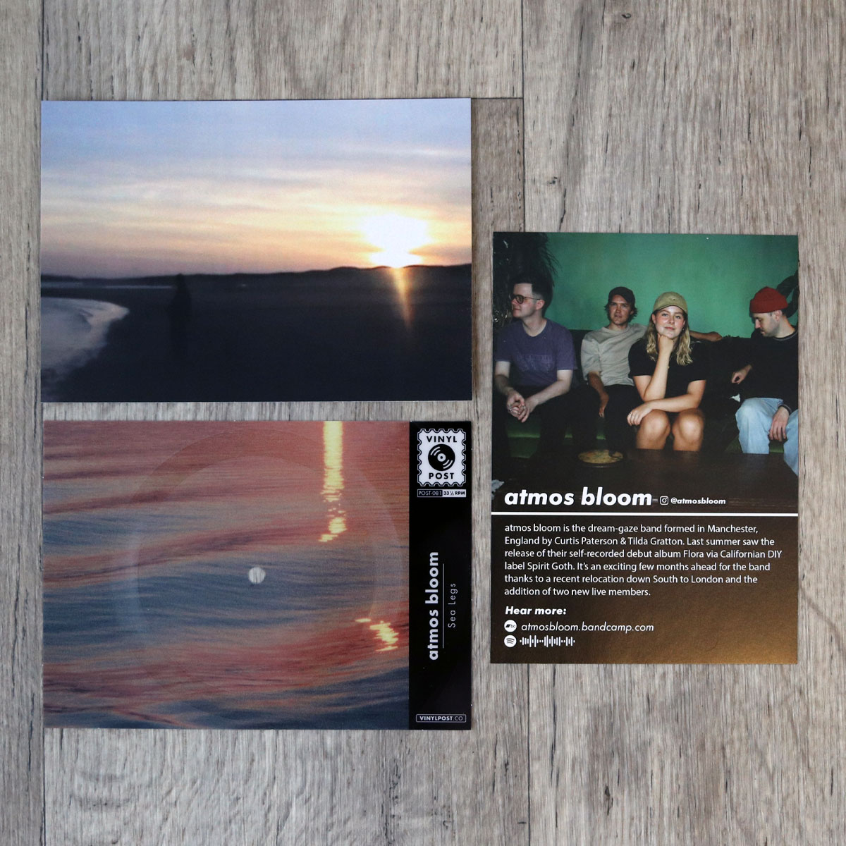 atmos bloom – Sea Legs – Vinyl Postcard Record Club | VinylPost.co